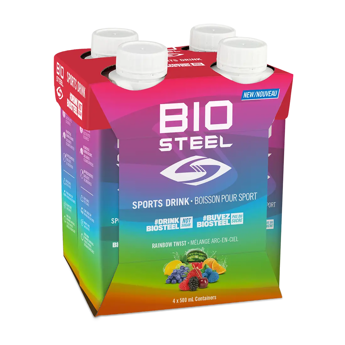 Sports Drink / Rainbow Twist - 4 Pack – BioSteel – Canada