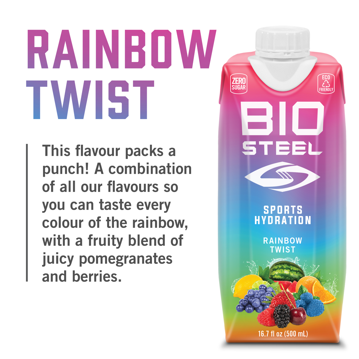 Sports Drink / Rainbow Twist - 4 Pack – BioSteel – Canada
